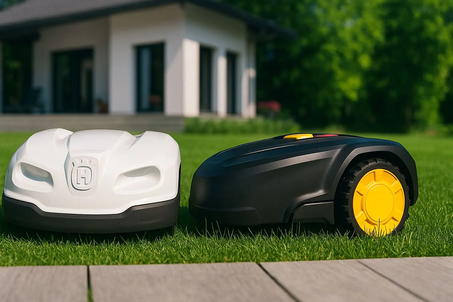 Robot tondeuse : Stiga ou Husqvarna, notre comparatif