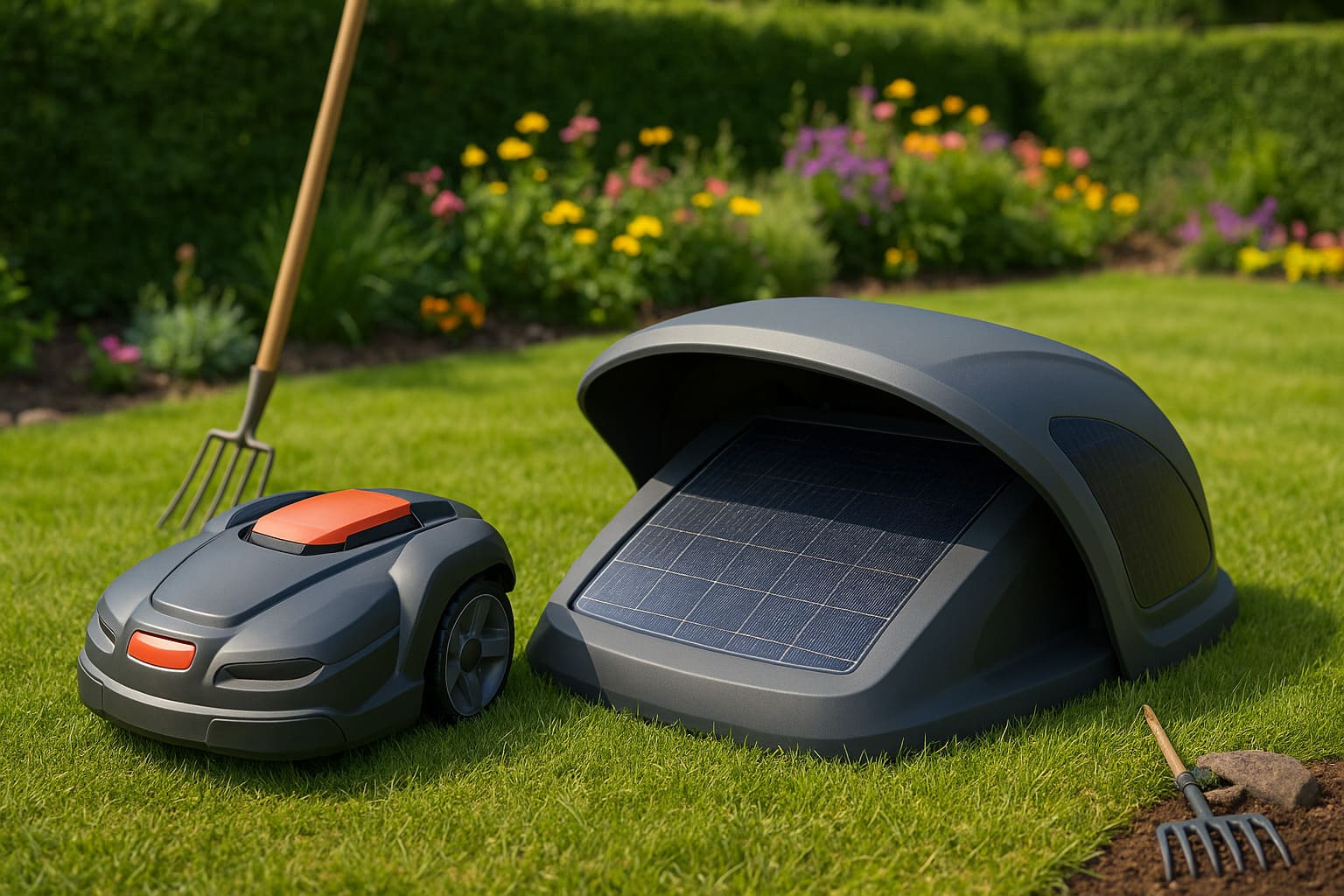 Tondeuse robotisée solaire : optez pour l'énergie verte